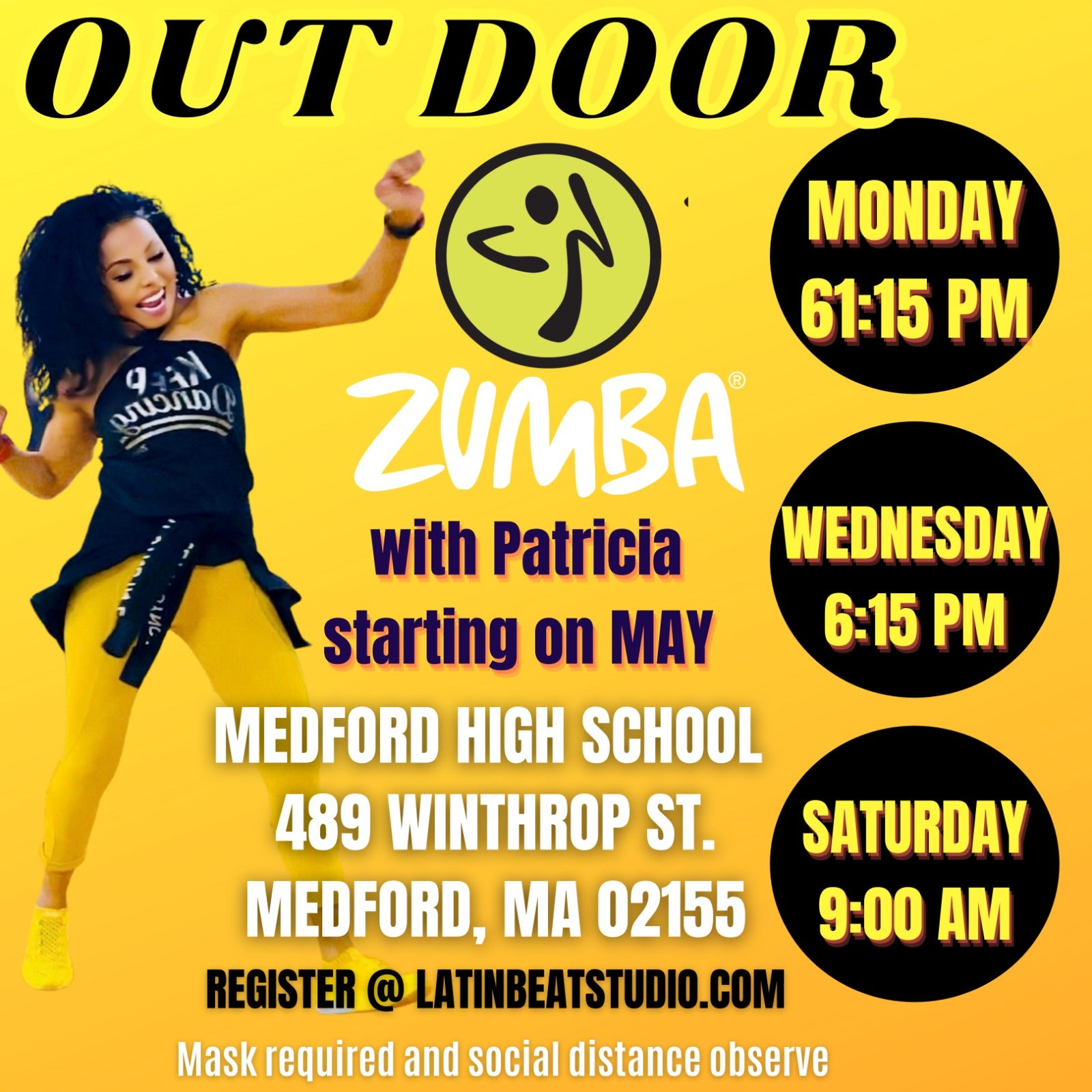 Outdoor Zumba Class